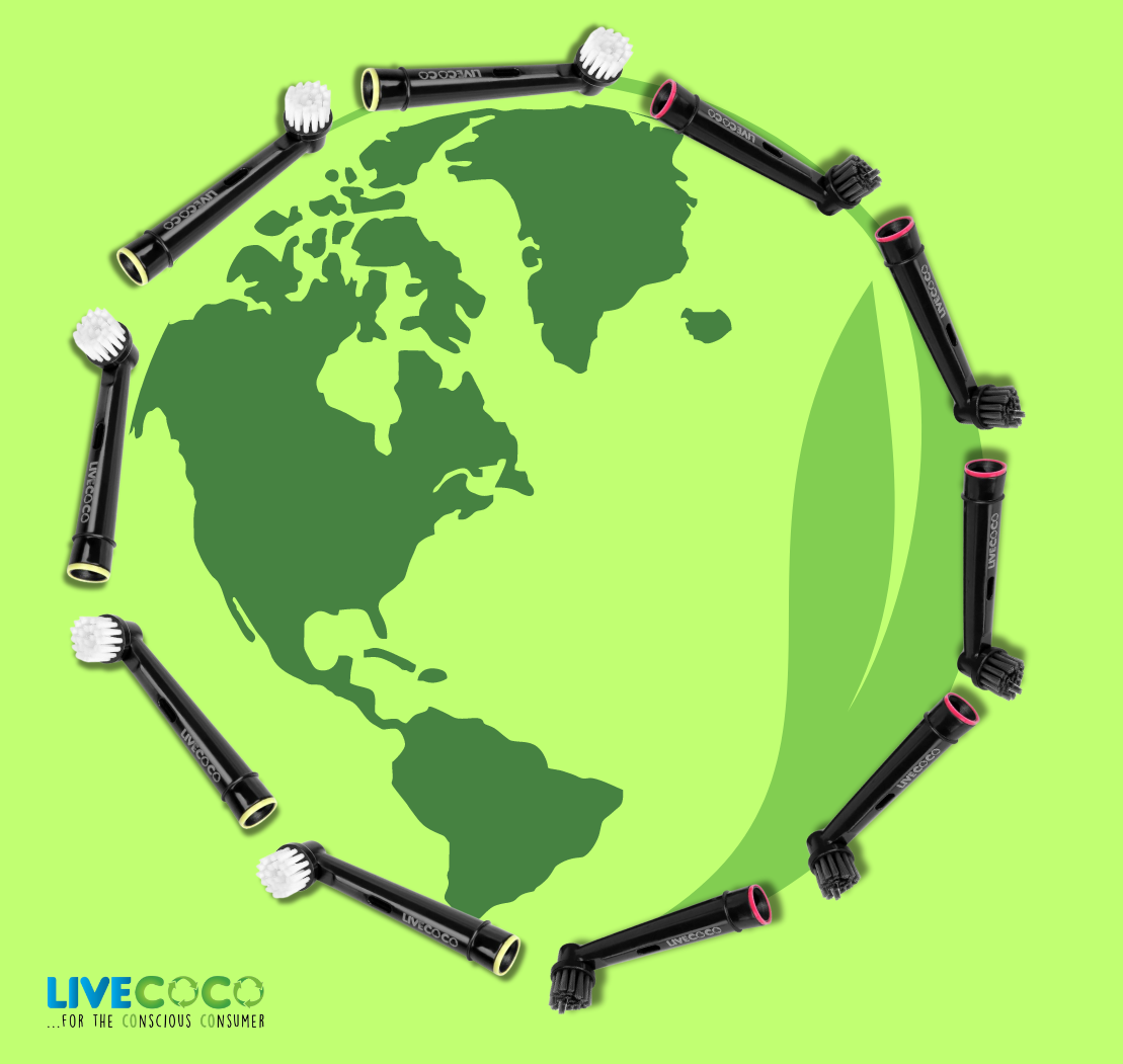 Sustainable Brush Heads for Electric Toothbrushes – LiveCoco